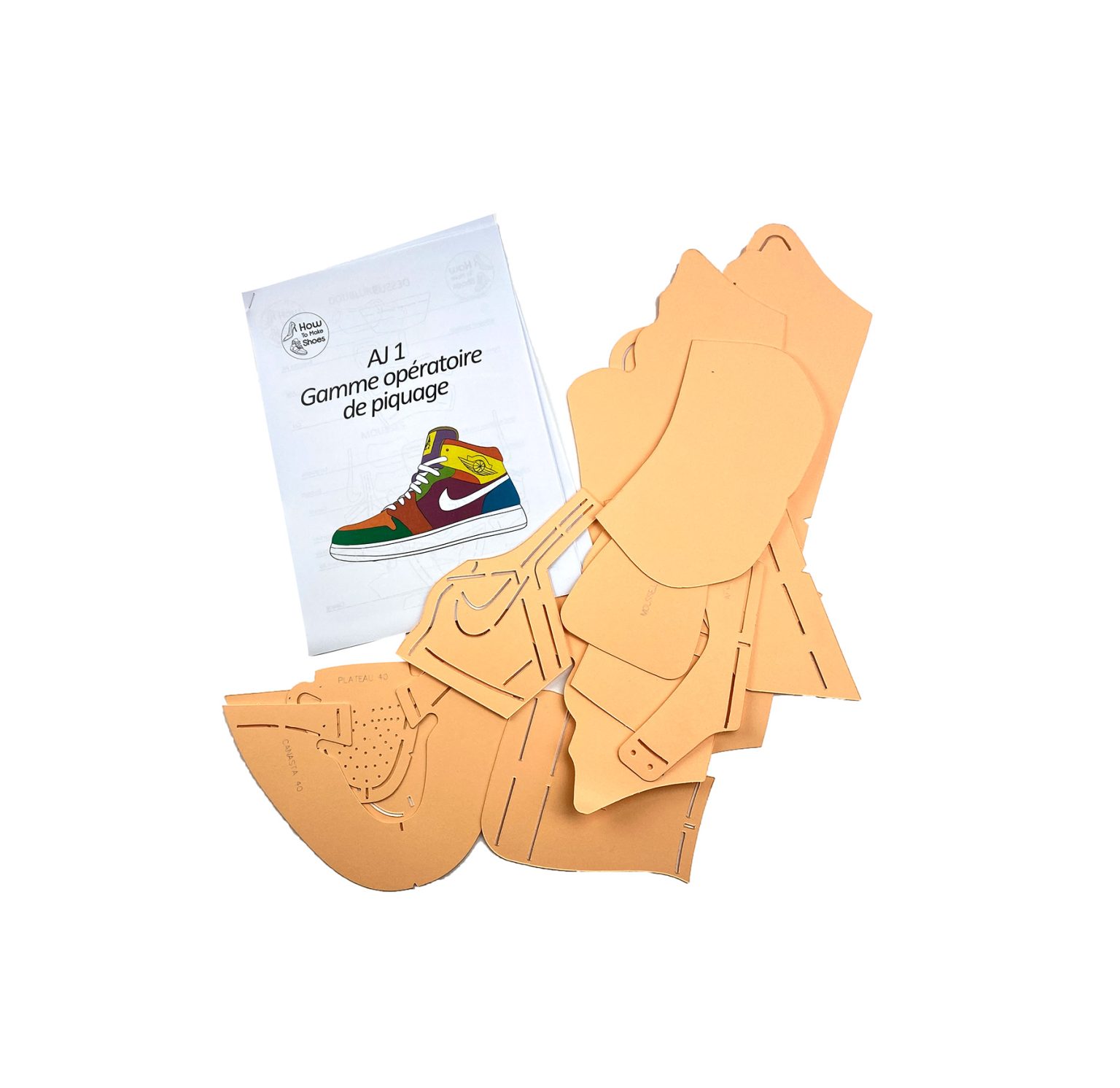 Patron Air Jordan 1 - How To Make Shoes